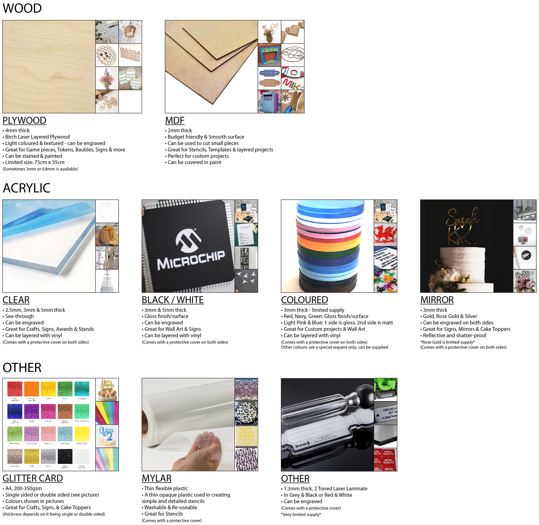 Laser Cutting Material 360 Lasers